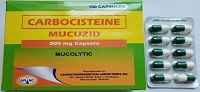 MUCUZID Carbocisteine 500mg Capsule 100's price in the Philippines ...